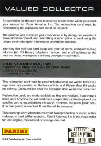 Panini America Redemption Card Update: All Four Sports Represented on ...