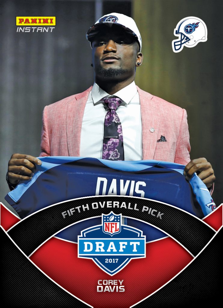 Panini Instant Shines During 2017 NFL Draft with Real-Time Rookie Cards ...