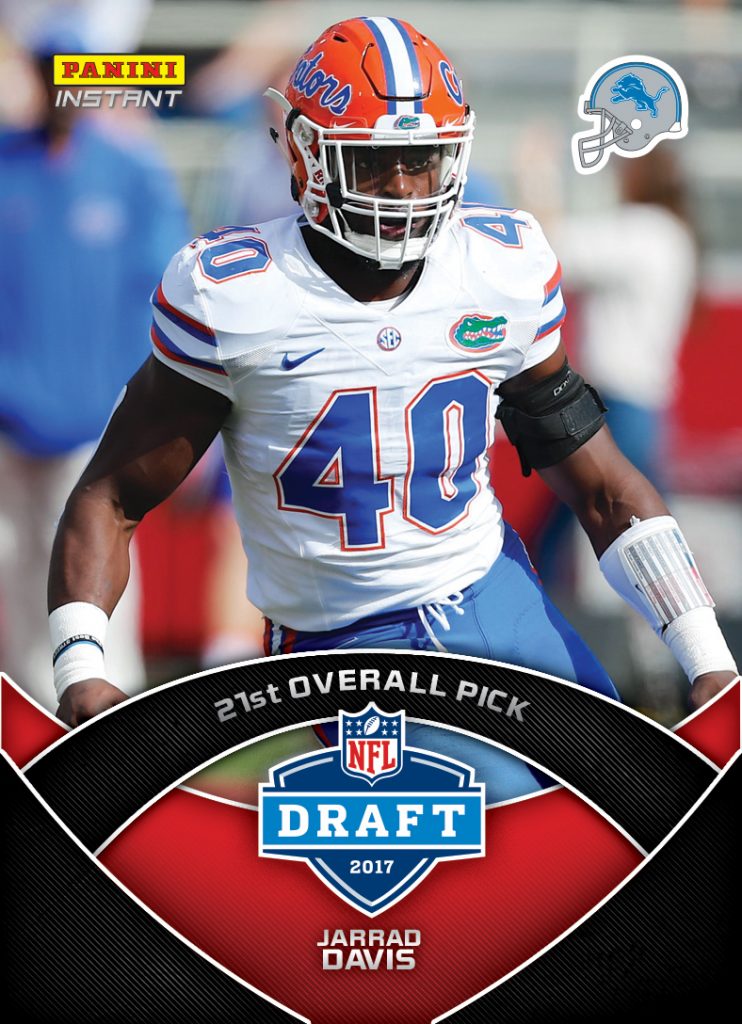 Panini Instant Shines During 2017 NFL Draft with Real-Time Rookie Cards ...