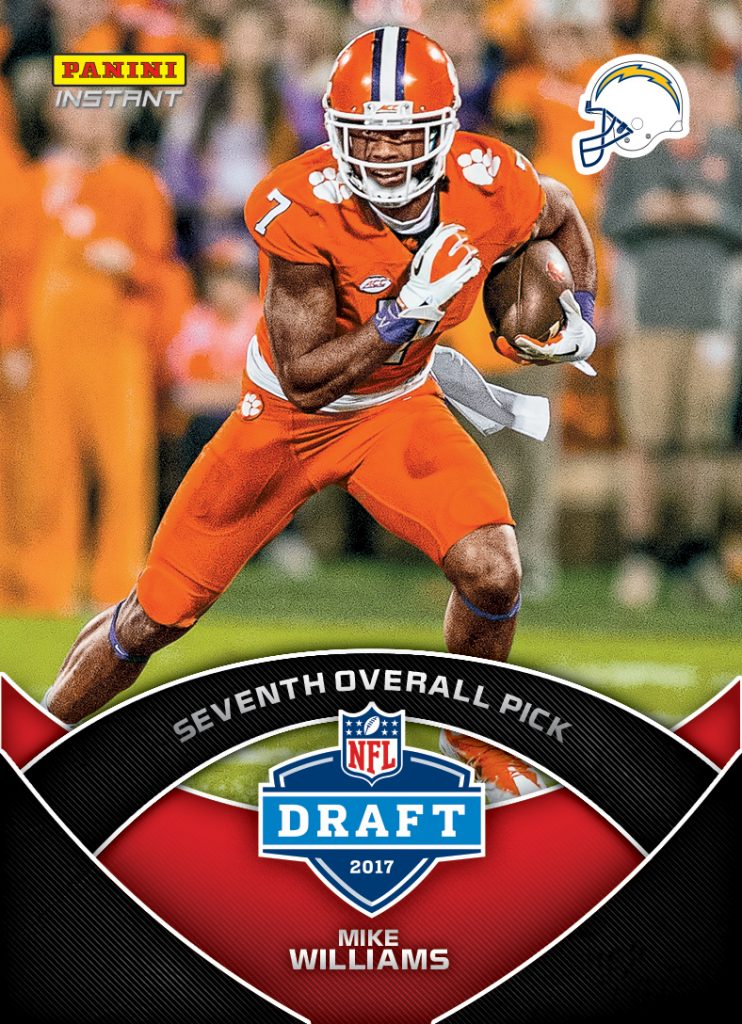 Panini Instant Shines During 2017 NFL Draft with Real-Time Rookie Cards ...