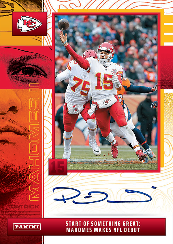 Panini Honoring Patrick Mahomes all season long with highlight-filled ...