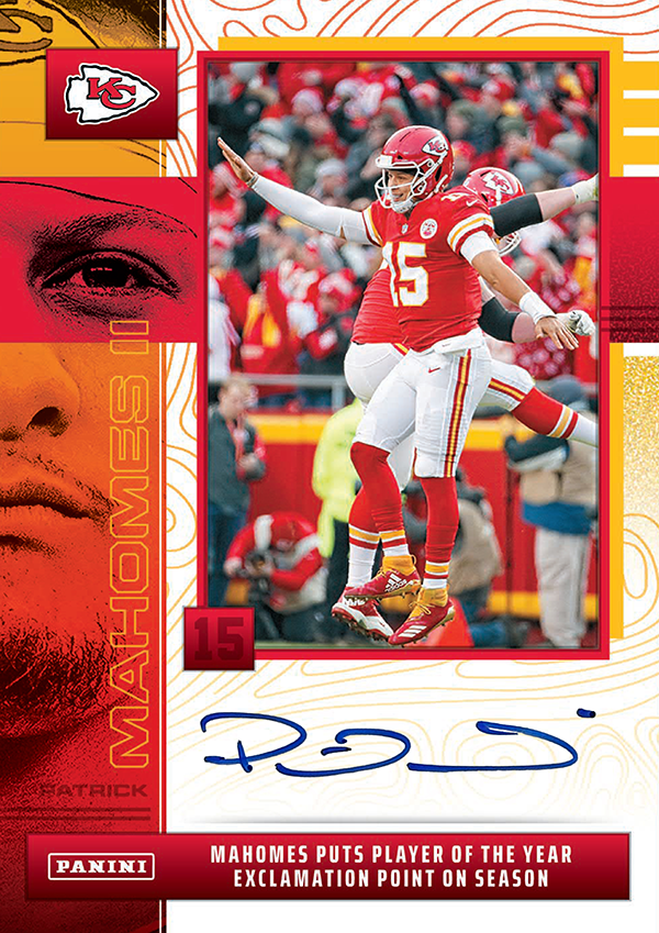 Panini Honoring Patrick Mahomes all season long with highlight-filled ...