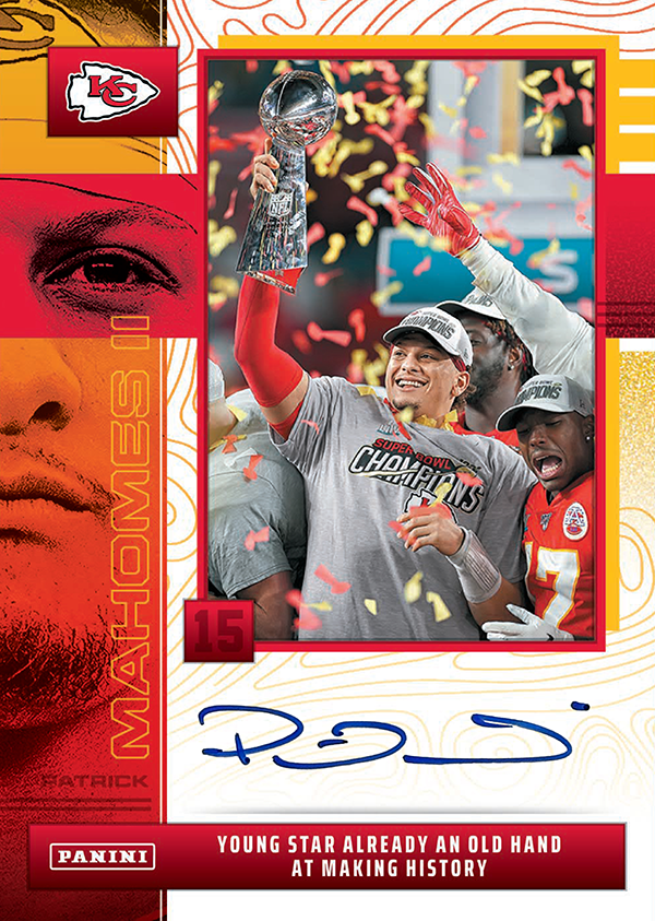 Panini Honoring Patrick Mahomes all season long with highlight-filled ...