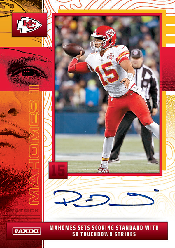 Panini Honoring Patrick Mahomes all season long with highlight-filled ...
