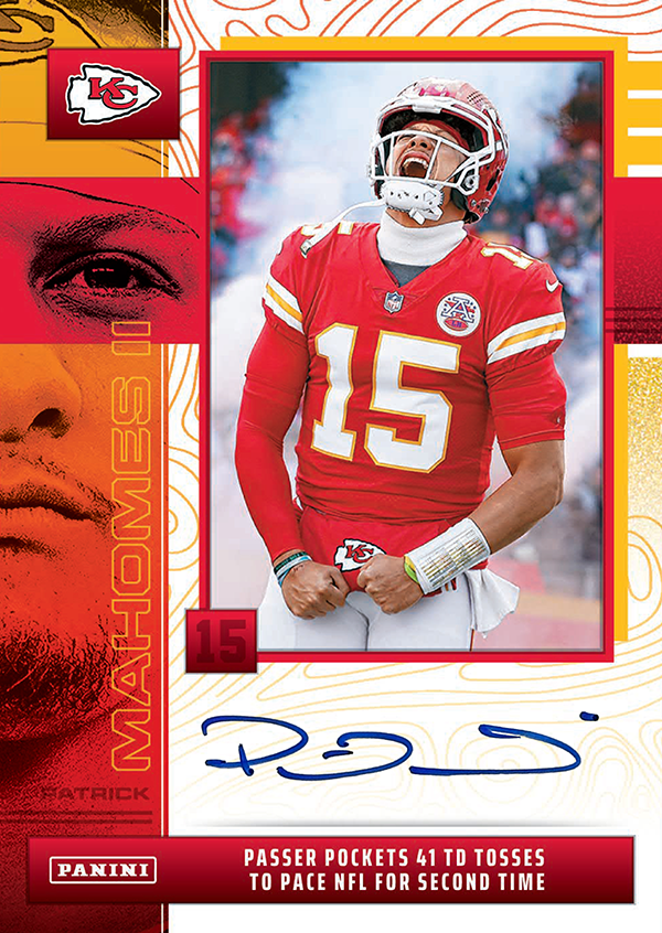 Panini Honoring Patrick Mahomes all season long with highlight-filled ...