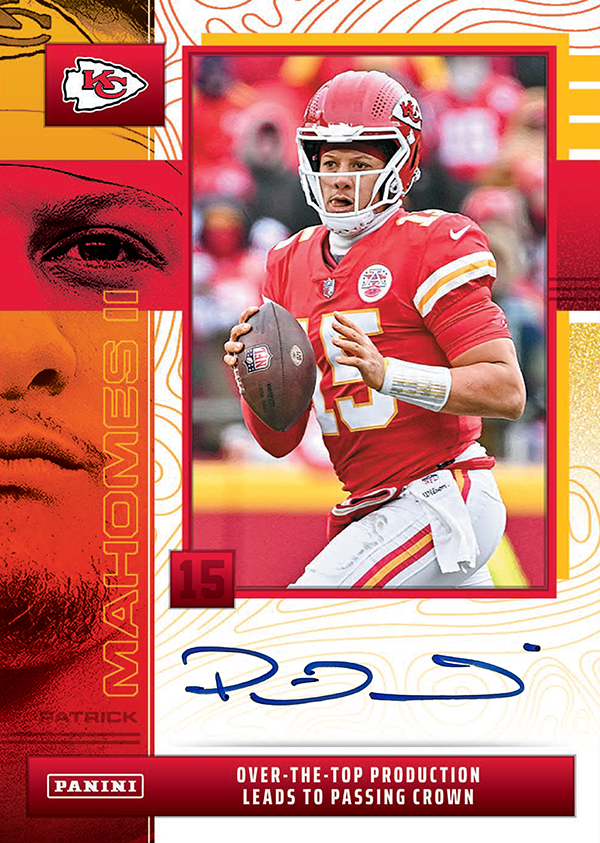 Panini Honoring Patrick Mahomes all season long with highlight-filled ...