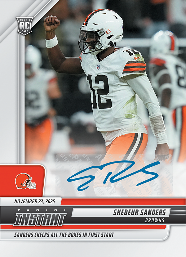 Panini Instant NFL Recap Week 12: Upstart Shedeur and Historic Garrett ...